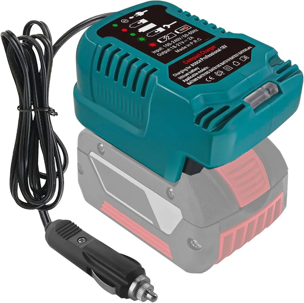Быстрое зарядное устройство для аккумуляторов Автомобильное Для Bosch 18V PBA для зарядки в дороге