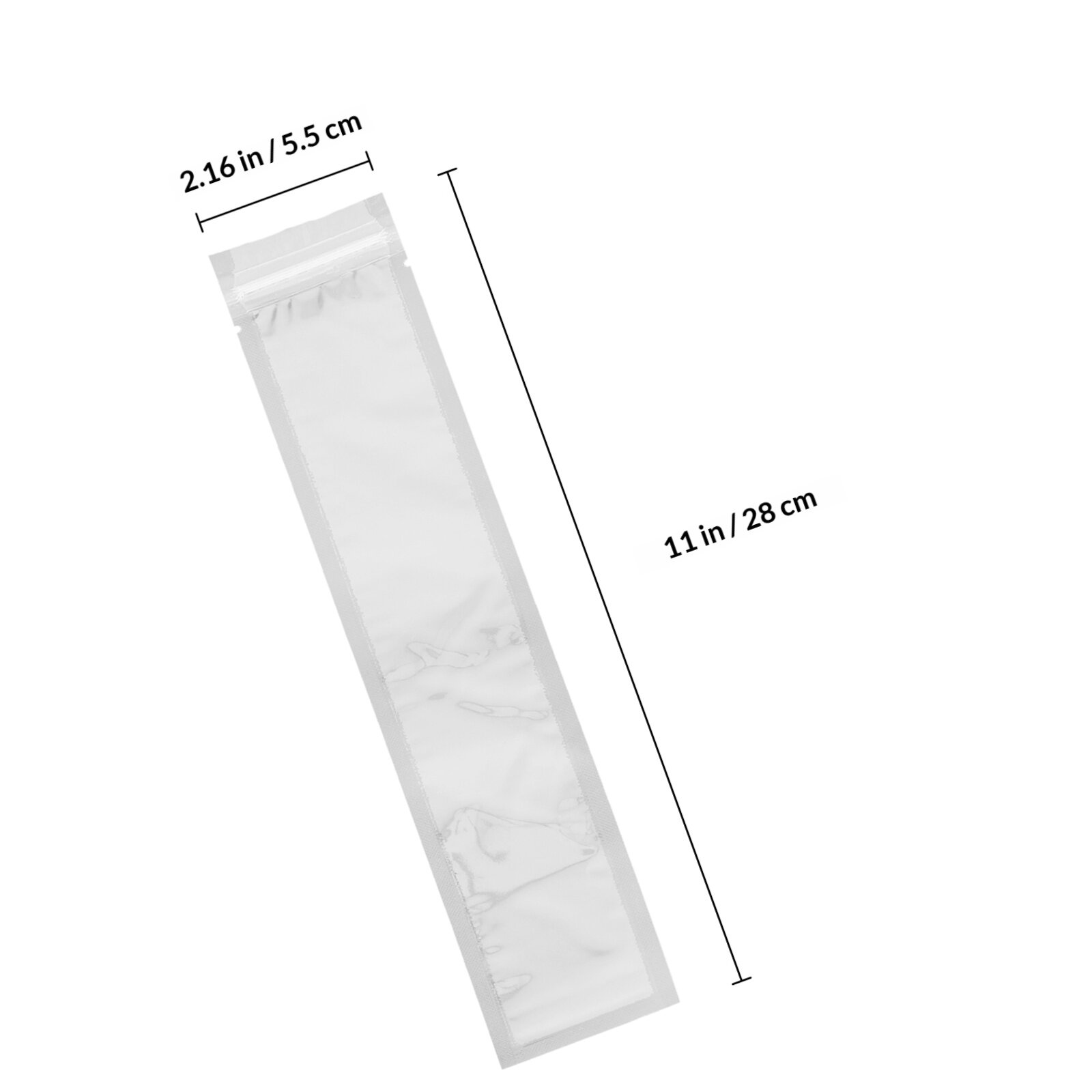 Пакеты Для Мороженого 100шт Белый Цвет Размер 28.00X5.50X0.10Cm