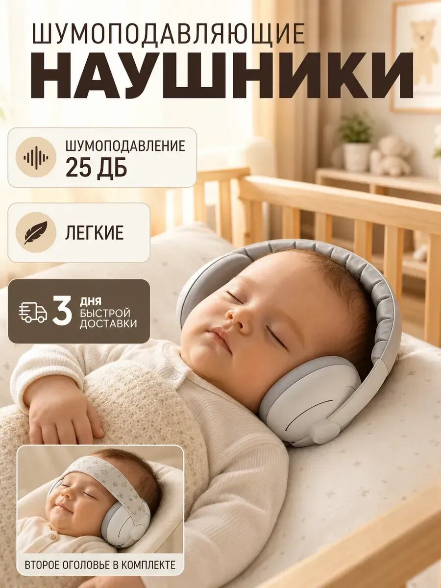 Наушники противошумные детские