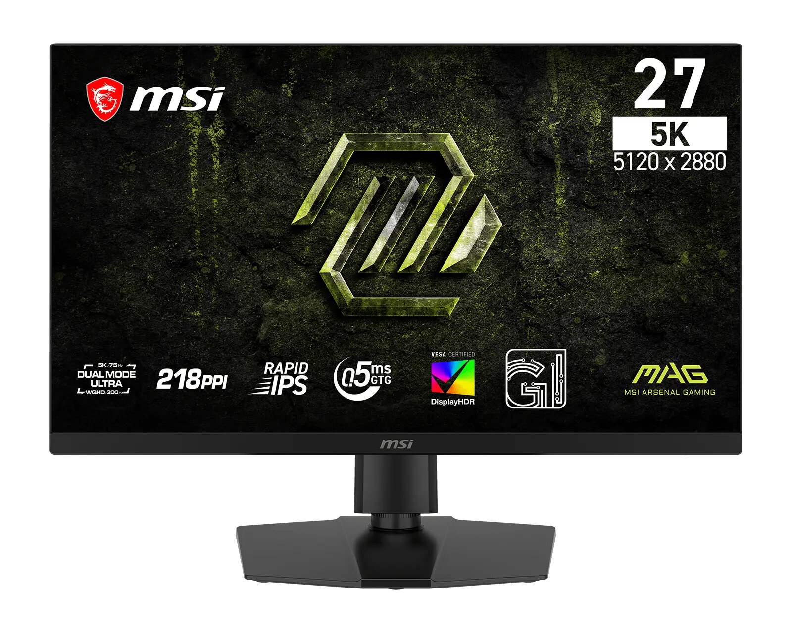 27″ Игровой монитор MSI MAG 276QE27, QHD 275 Гц, Rapid IPS, 0.5 мс, DisplayHDR 400