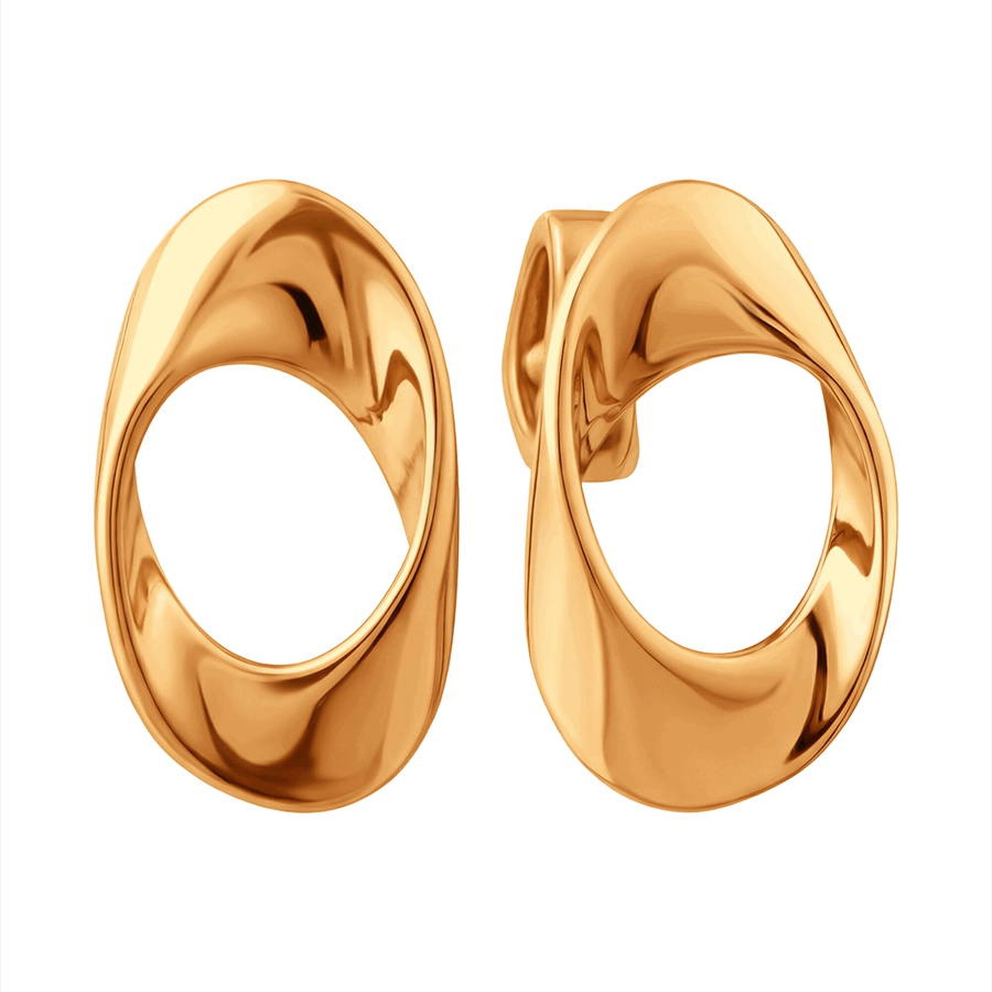 Серьги Diamant online, красное золото, 585 проба