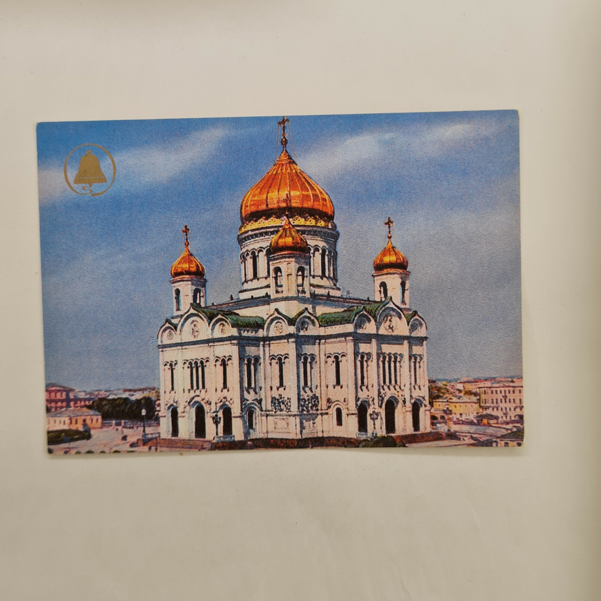 Карманный календарик 1990. Храм Христа Спасителя в Москве. Календарь винтажный