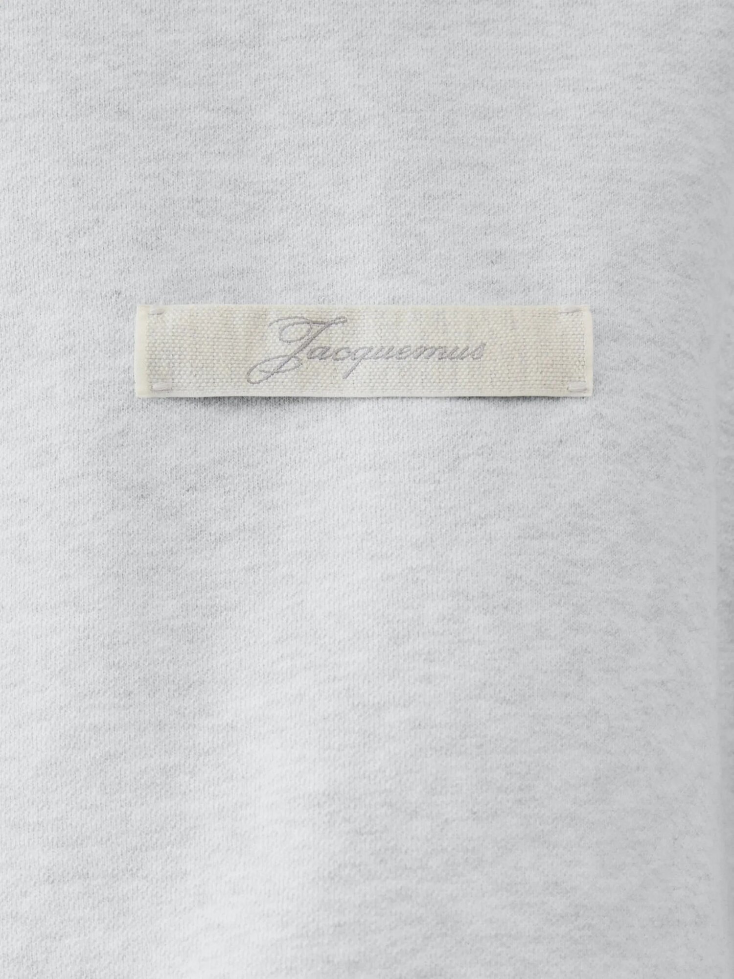 Толстовка Jacquemus The Ruban sweatshirt, размер 46 EU, , серый — фото 1