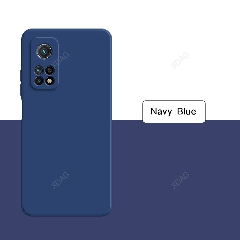Чехол для Xiaomi Redmi K30 Pro Zoom, Navy Blue, силикон