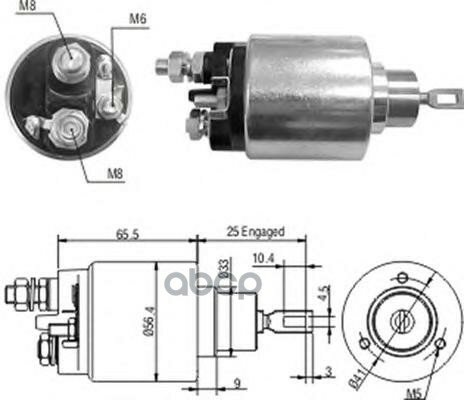 Реле втягивающее! Fiat/Alfa Romeo MAGNETI MARELLI арт. 940113050052