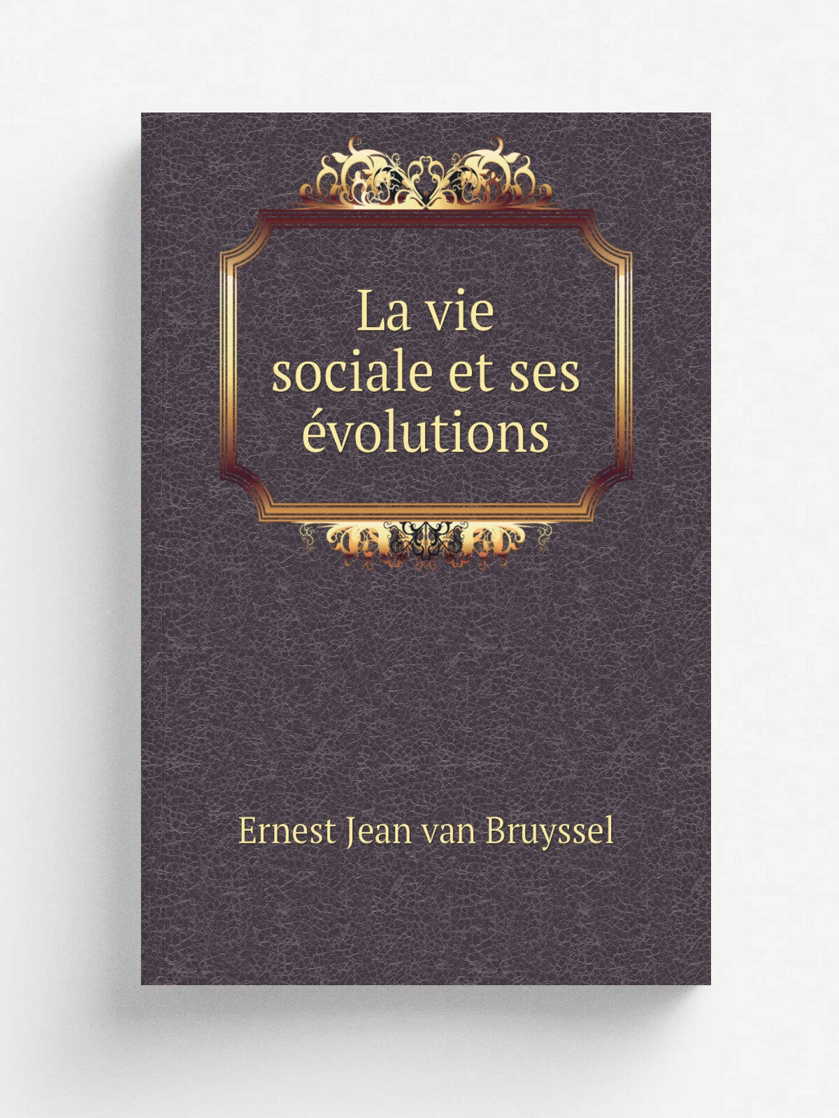 La vie sociale et ses . volutions | Ernest Jean van Bruyssel | 1907 | Paris E. Flammarion | Репринт
