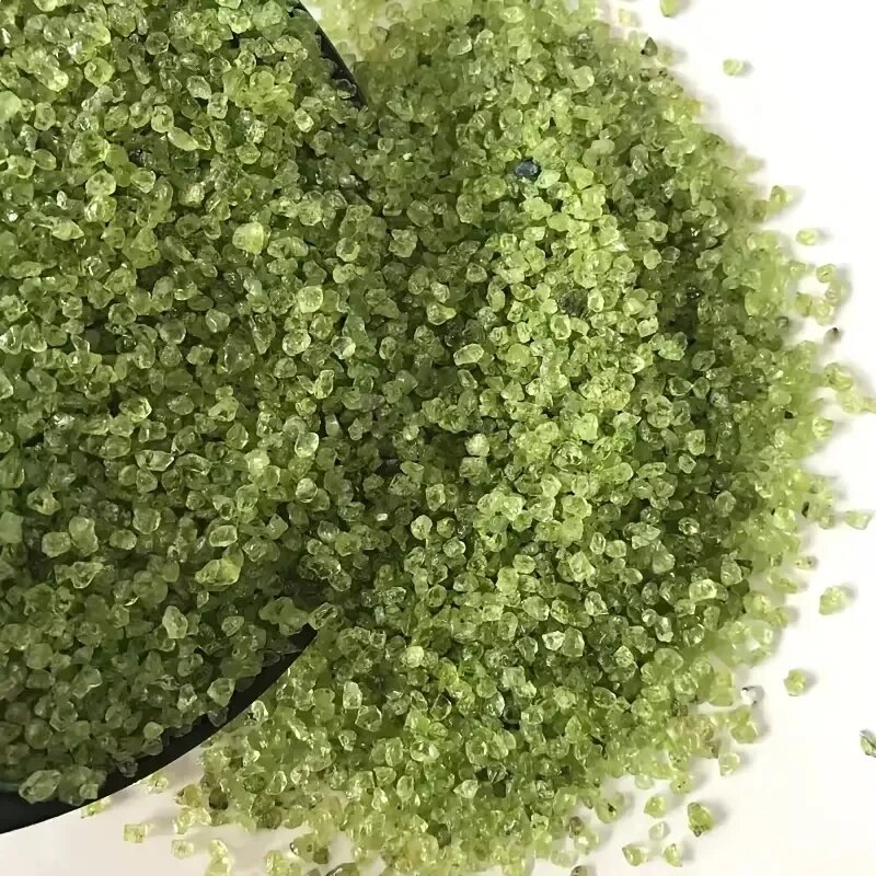 Необработанный искусственный оливиновый кристаллы sisterstone 50g