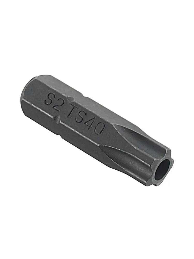 Бита TORX TS40Hх25мм 1/4 5-ти гранная с отверстием JTC-1192540