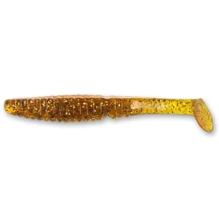 Силиконовая приманка для рыбалки CF Company SCALP MINNOW 4.0" 100 мм #09 Caramel, Креветка (4 шт) / Приманки на щуку / Для судака / Ловля окуня / Джиг / Трофейная рыб