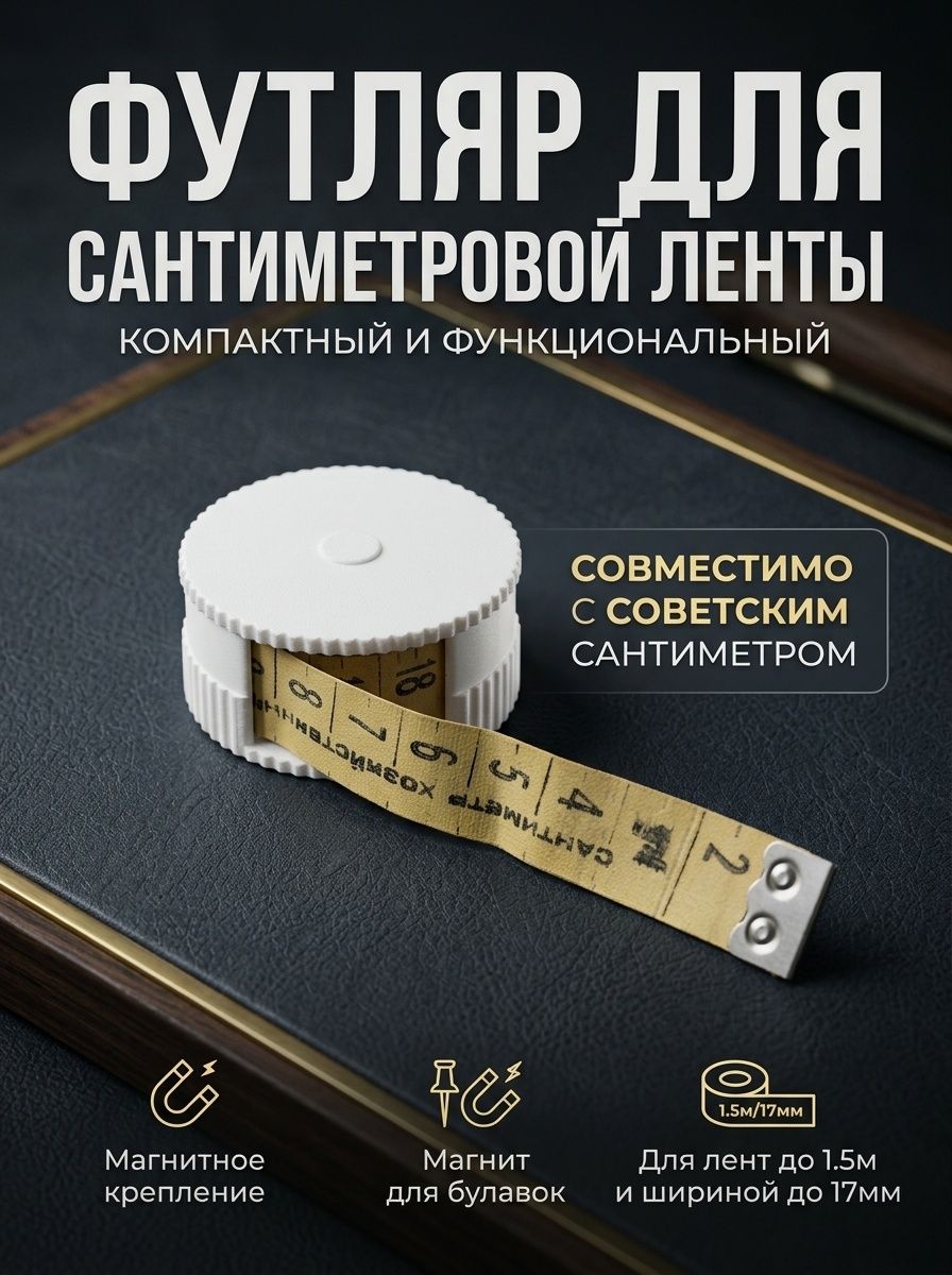 Футляр для сантиметровой ленты