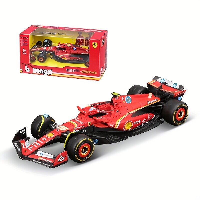 Коллекционная модель гоночного автомобиля из сплава, масштаб 1:43, номер 55, версия 2024 года