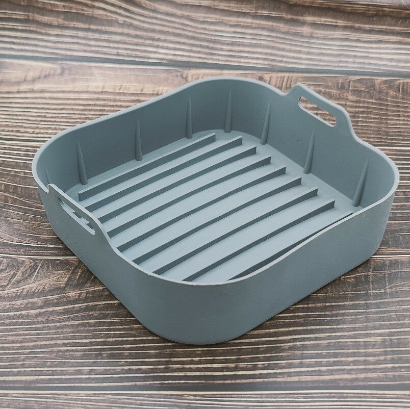 Силиконовая квадратная противень 20x20x5.5см, 280г, черный