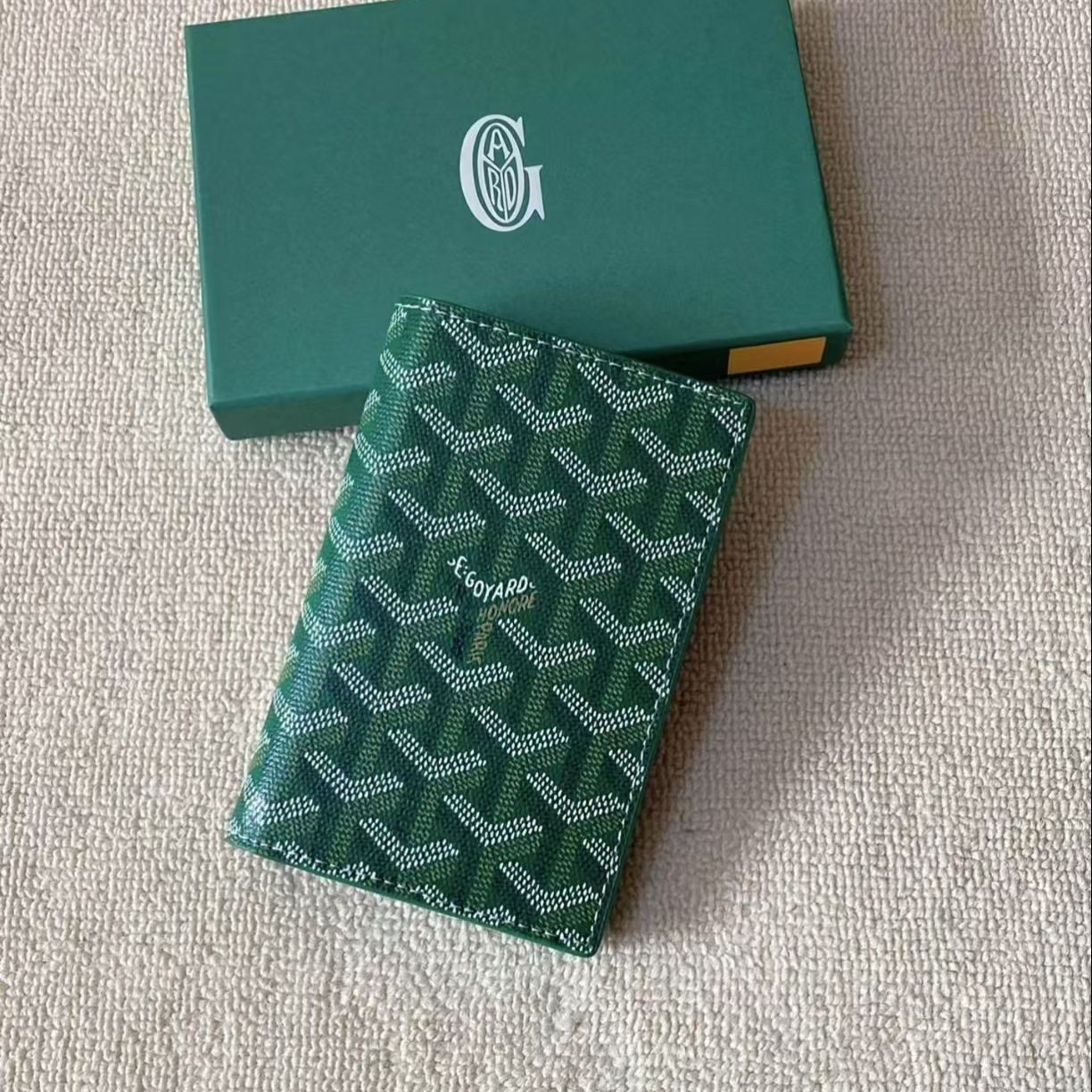 Кошелек Goyard, красный — фото 1