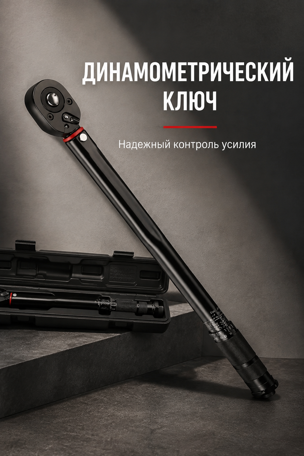 Динамометрический ключ 1/2 дюйма, 28–210 Нм, трещоточный, реверсивный