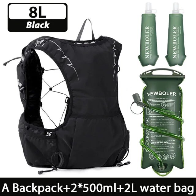 NEWBOLER Рюкзак-жилет для бега из нейлона BAG634-3L