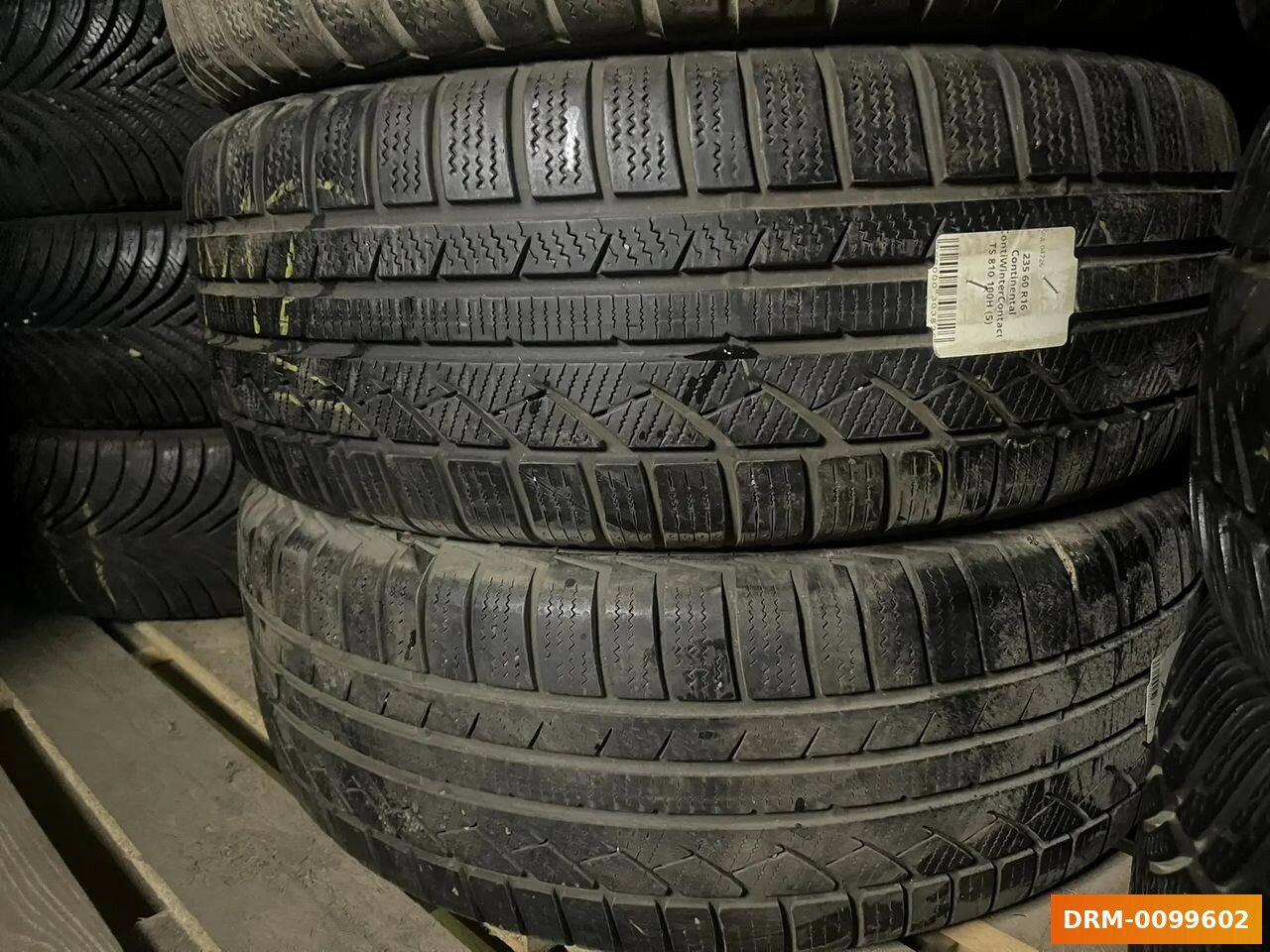 Комплект (2 шт) зимних БУ шин Continental ContiWinterContact TS 810 235/60 R16 50% износ 8332698894