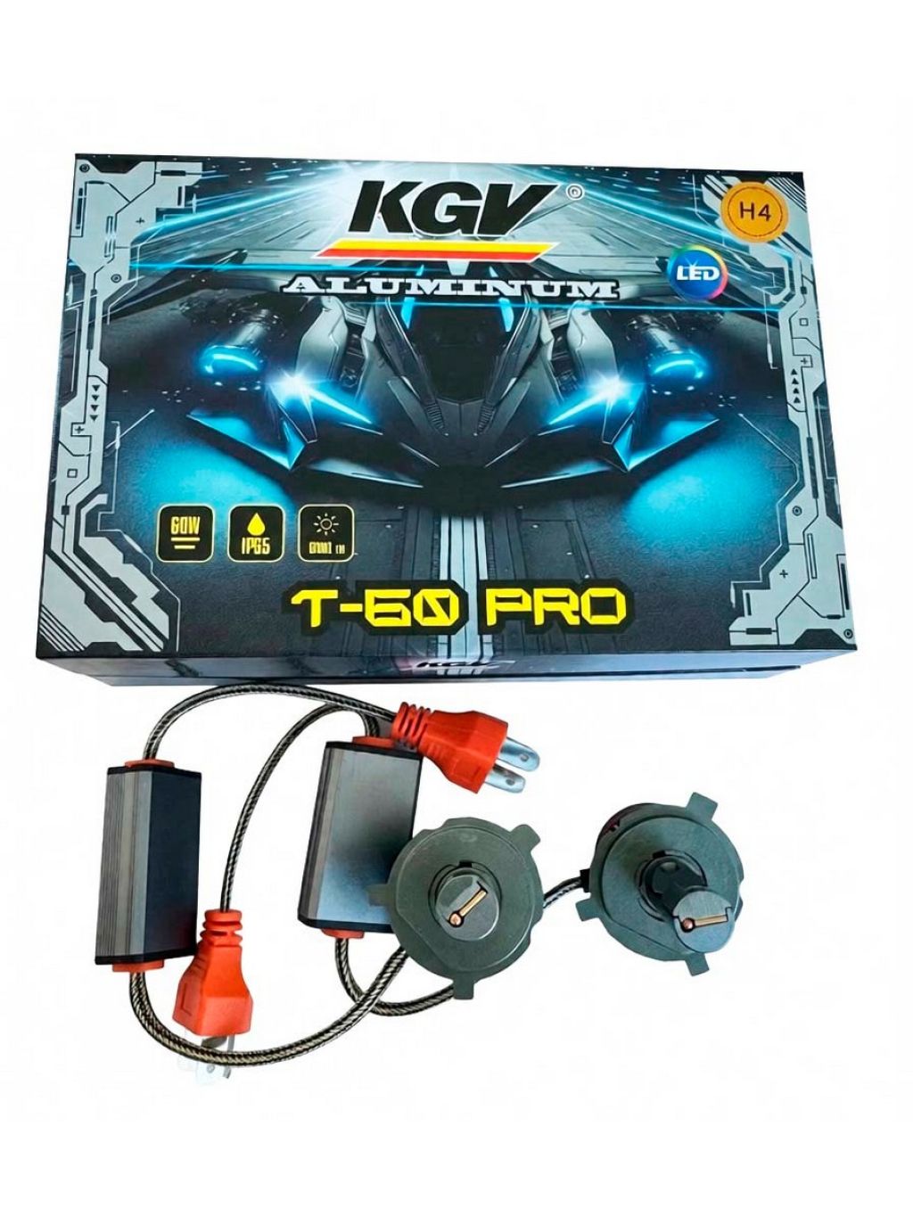 Лампа светодиодная KGV T60 PRO-H4