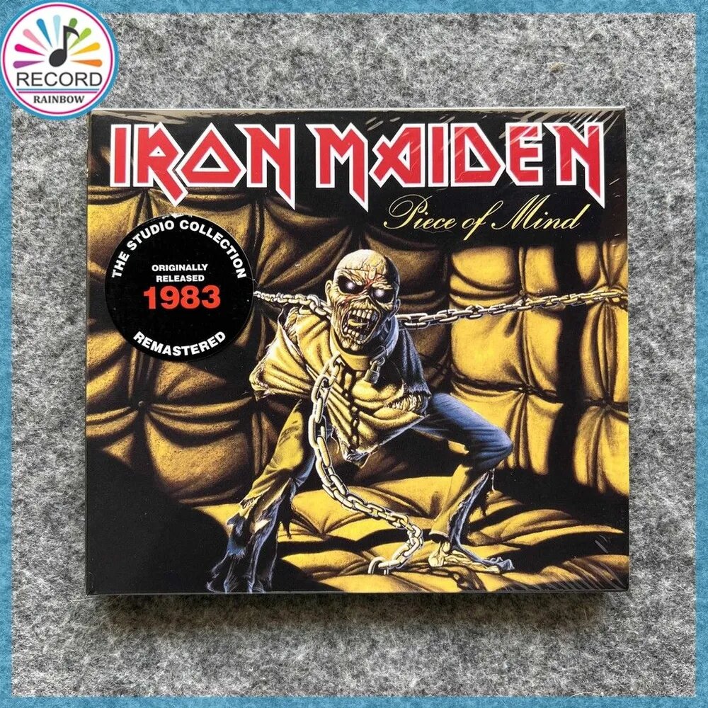 CD Iron Maiden Piece Of Mind Remaster Originally Released 1983 CD запечатанный совершенно новый альбом