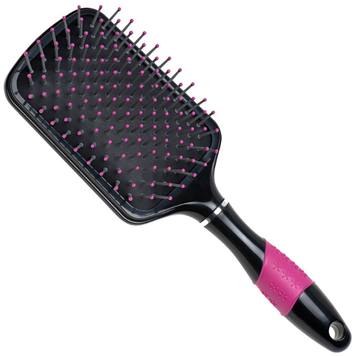 Щётка массажная цветная ТМ Salon Professional серия "Flower"