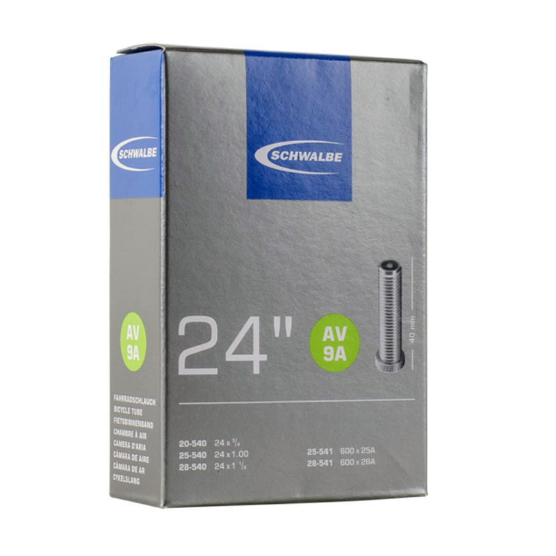 Камера 24" 540mm Schwalbe AV9S 95гр 20/28-540/541mm 10419240 Schrader-40mm