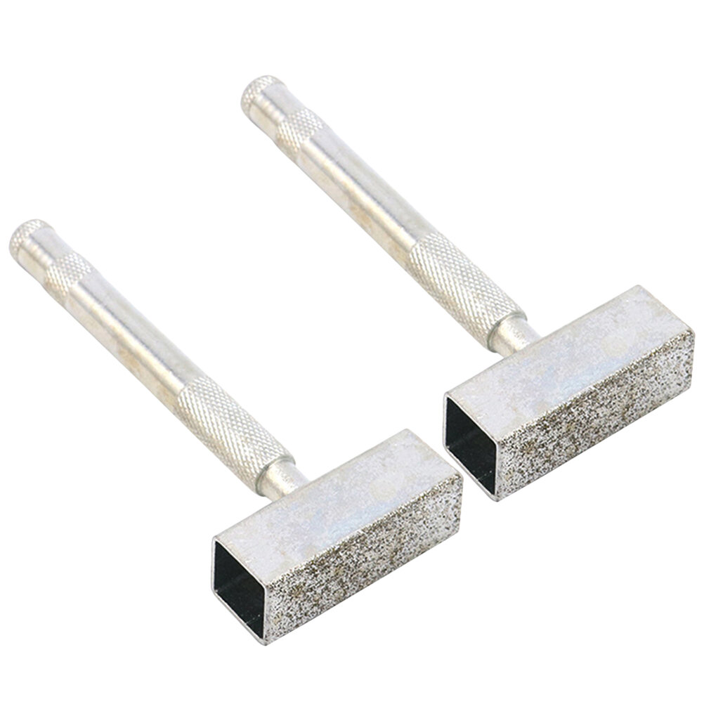 2Pcs Инструмент Для Обработки Шлифовального Диска Серебристый 10 8*4 Cm