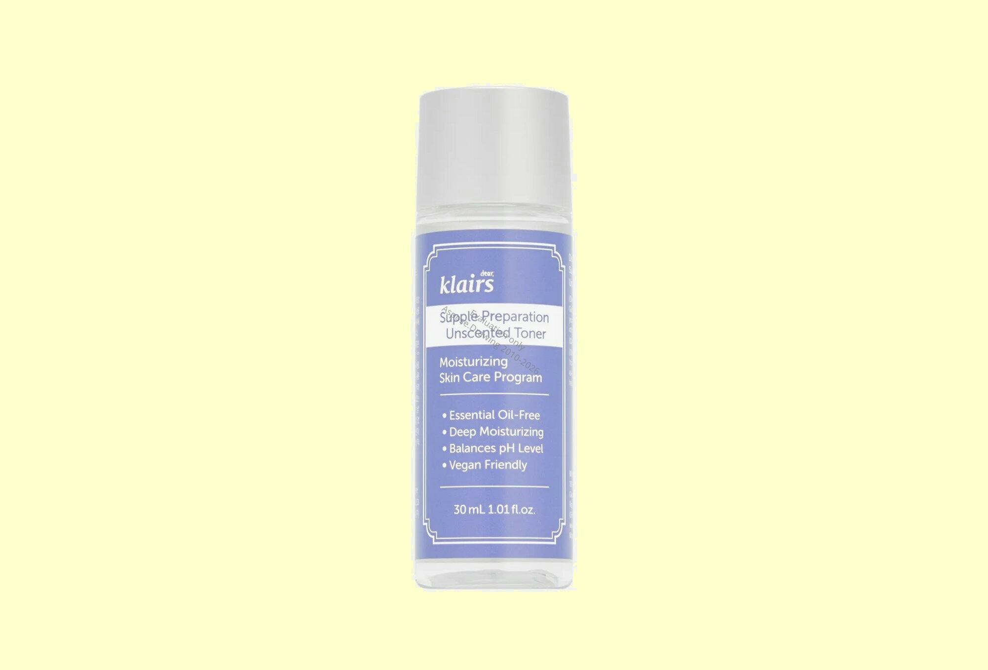 Тонер для лица Dear, klairs Supple Preparation Unscented Toner, 30 мл
