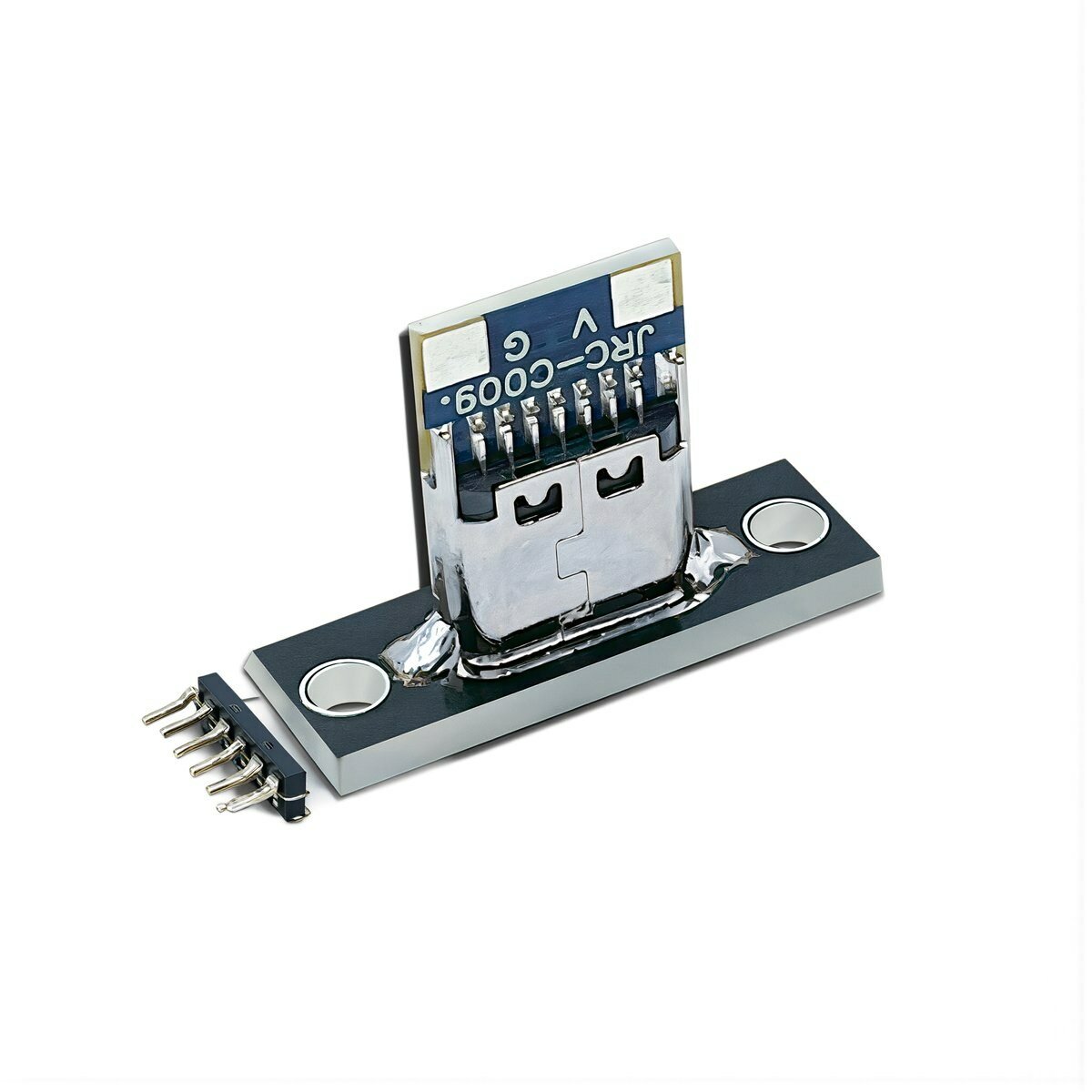 Разъём Type-C женский с фиксирующей пластиной для модификации клавиатуры DIY порт зарядки сварочный соединитель 5A 5V 6 портов уровень IP67, CHT-S023R-H146BP-P5 / 4