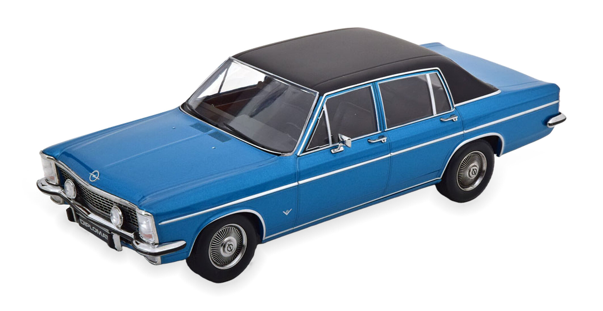 Модель коллекционная NOREV Opel diplomat V8 1969 bluemetallic matt-black