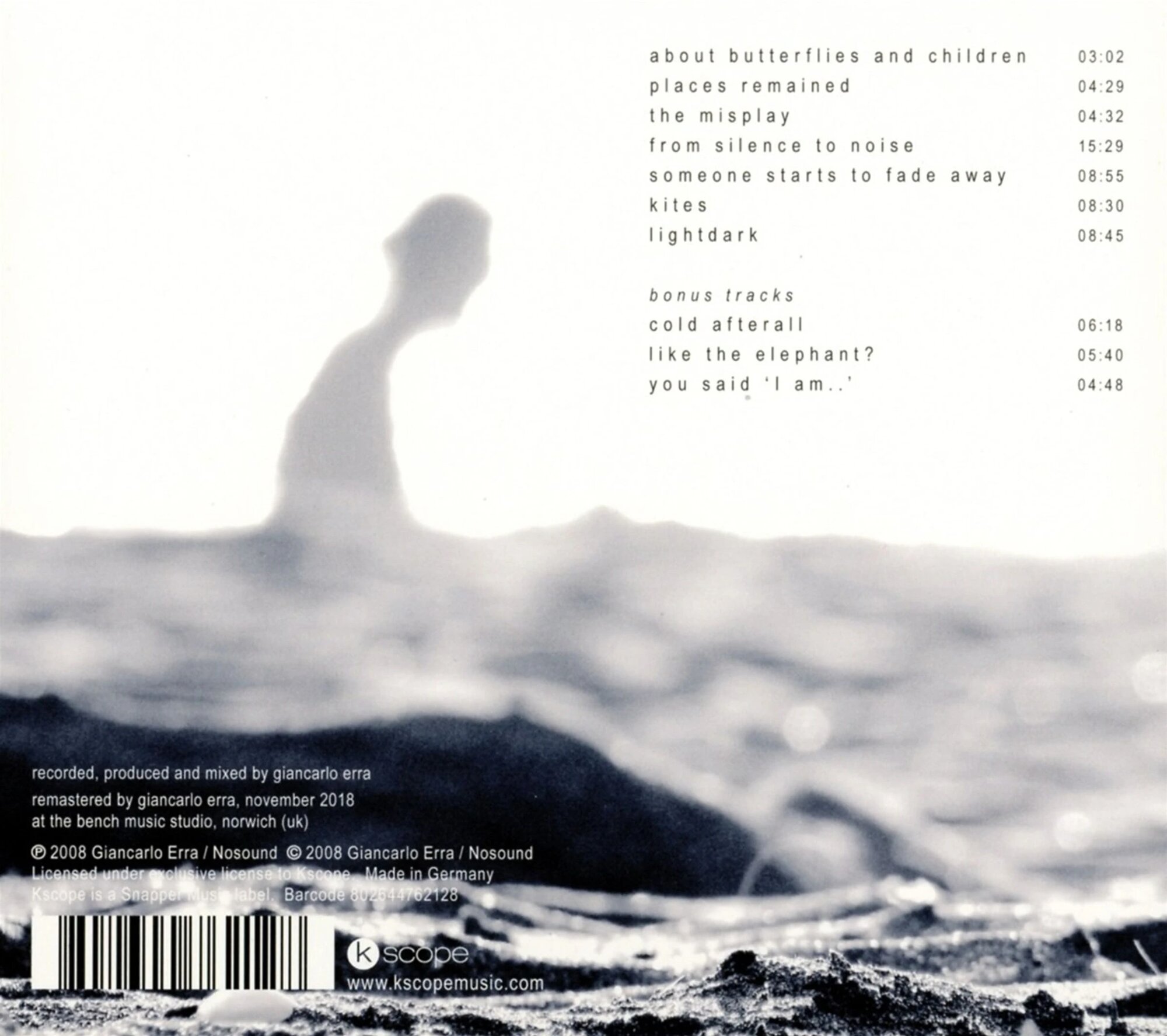 CD Диск Nosound - Lightdark (CD) 2019, Digipack — фото 1