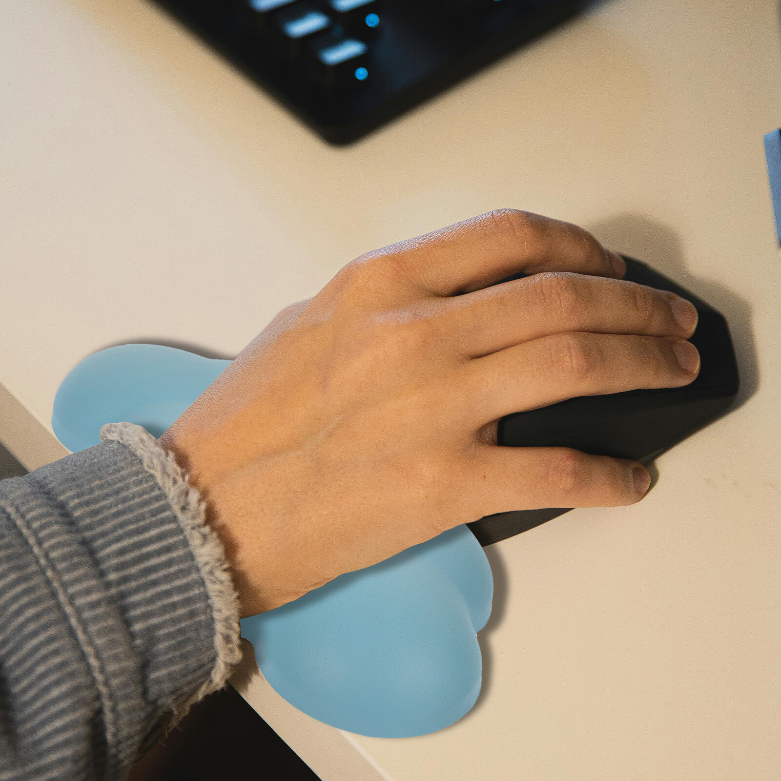 Универсальная Подставка Для Клавиатуры С Антипрозbirthdate С Cloud Wrist Rest 15.00X9.00X1.50Cm