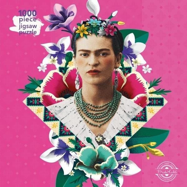 Пазл Flame Tree Publishing Frida Kahlo, розовый, 1000 элементов, 73.5 х 51 см
