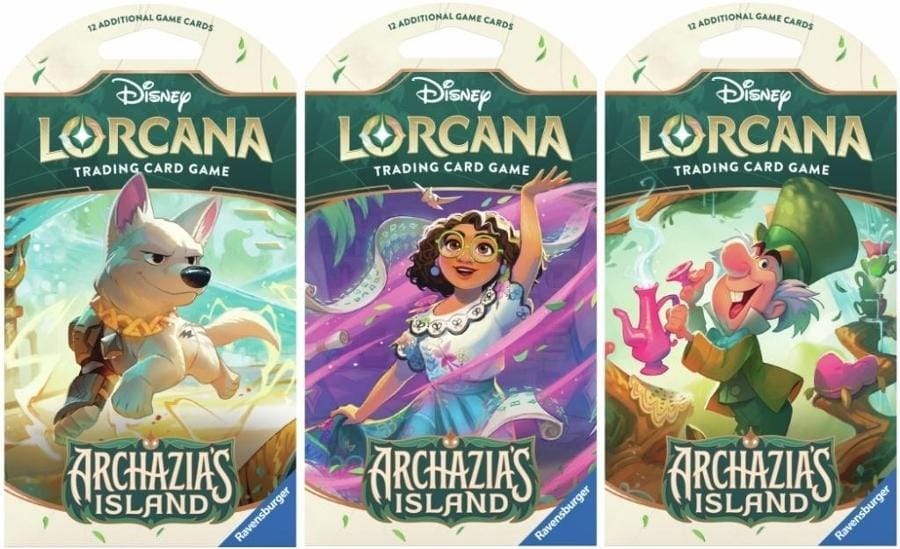 Настольная игра Disney Lorcana Archazias Island, бустер, 12 карт