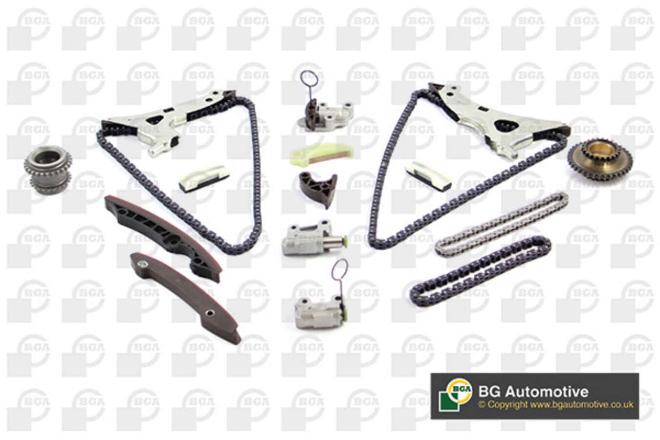Комплект Цепи Грм Mercedes-Benz 3.0/3.5 (3498Cc) 2011- (BGA TC5604FK)
