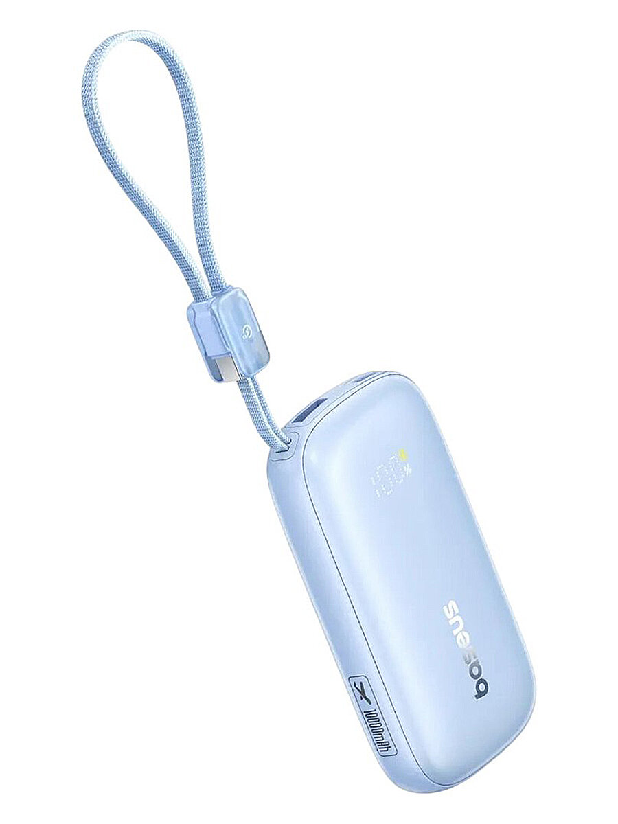 Baseus EnerFill FC21 10000 mah Внешний аккумулятор, голубой, E0027L03