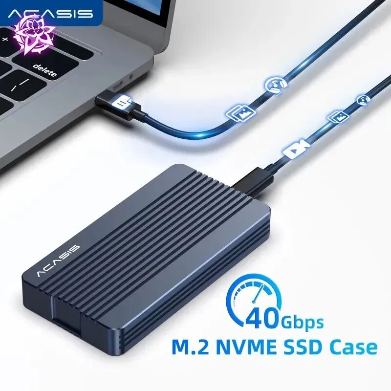 Эксклюзивный корпус Acasis TBU405Air для M2 NVMe SSD с поддержкой USB4 и 40Gbps