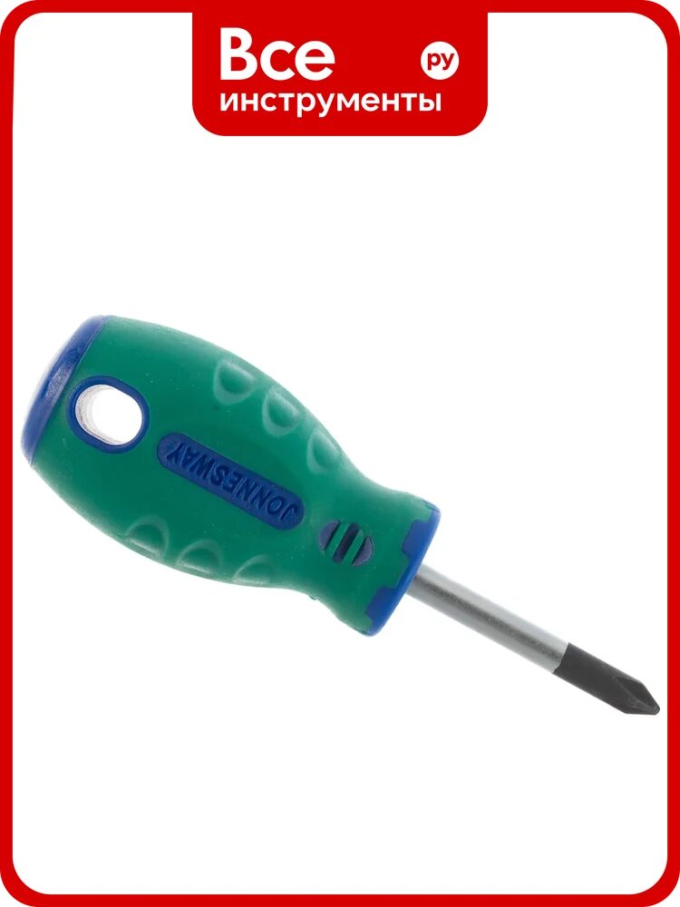 Стержневая крестовая отвертка Jonnesway Anti-Slip Grip D71P138 PH 1x38 мм 46098