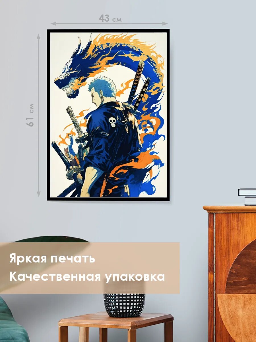 Постер А2 на стену Ван пис — фото 1