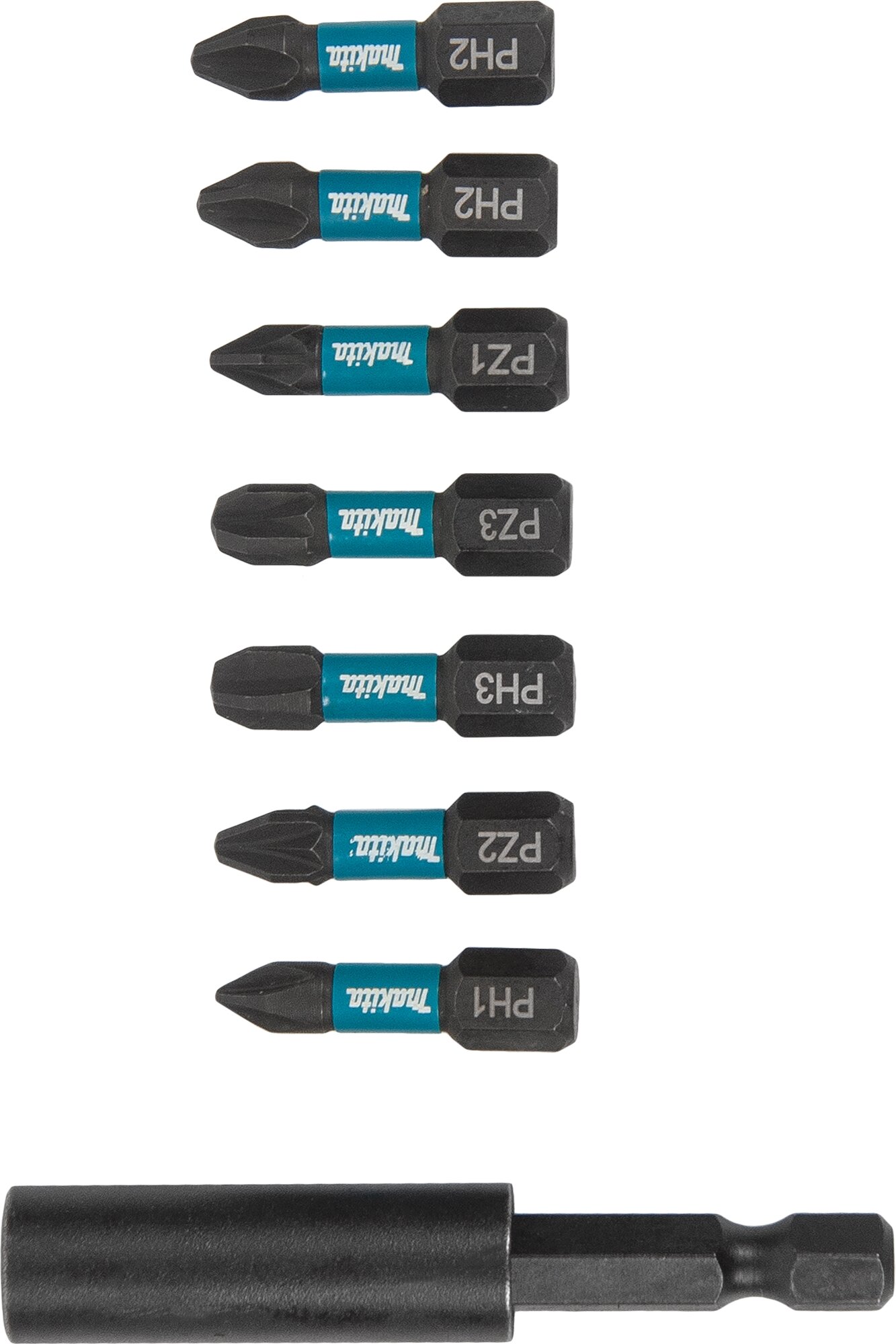 Набор бит магнитных Makita E-11994, 8 шт