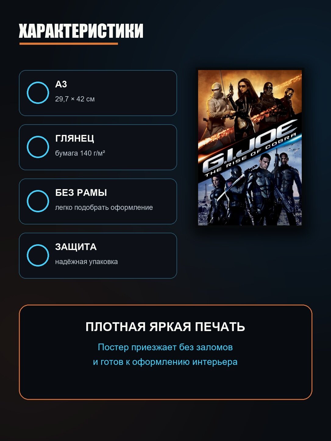 Постер Бросок кобры — фото 1