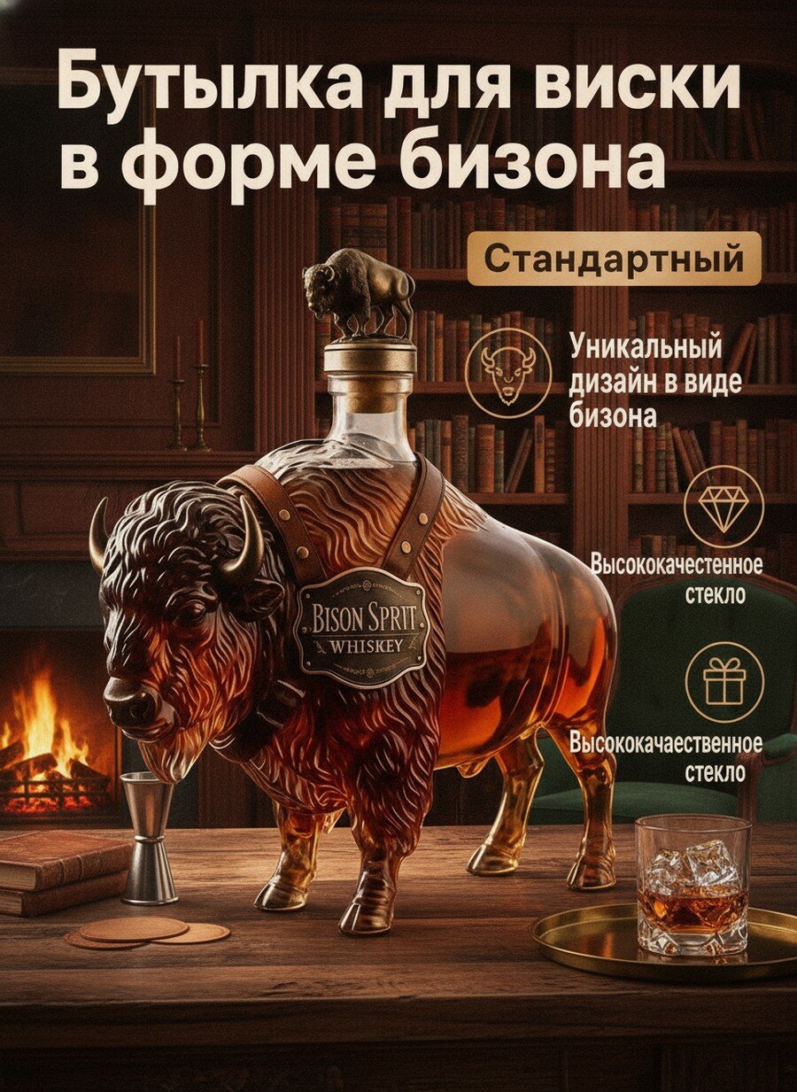 Бутылка Бизон 0.3506 л 1 шт