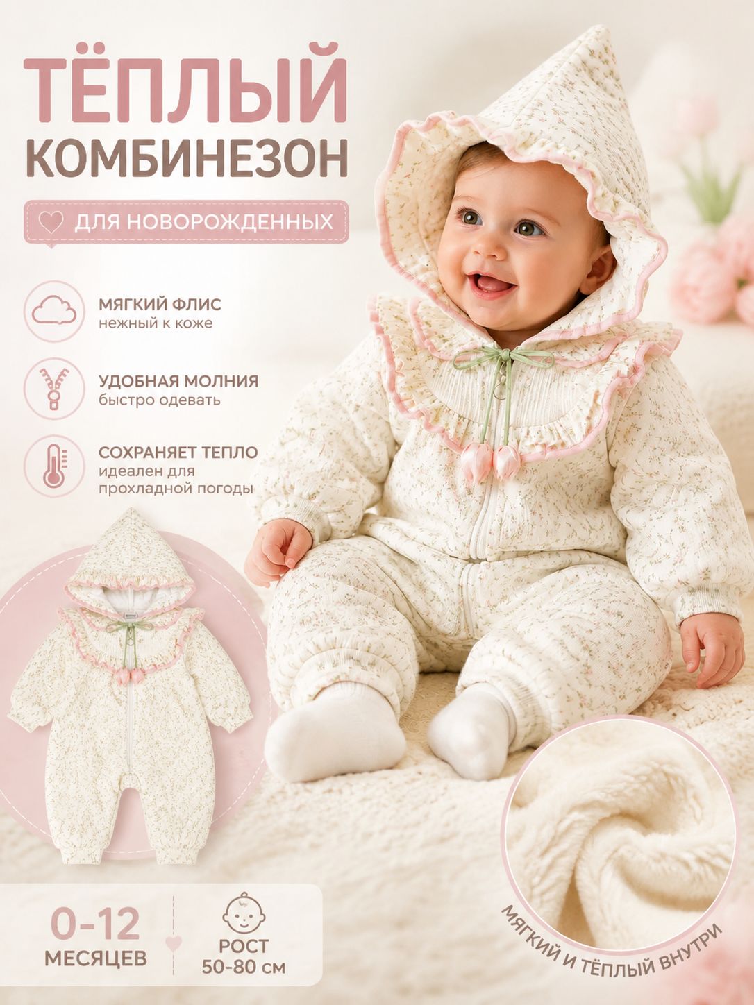 Комбинезон утеплённый