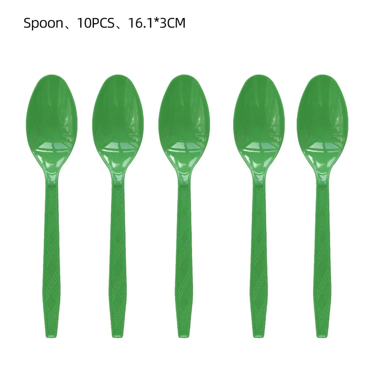 Одноразовая посуда для вечеринки в гавайском стиле Spoon 10pcs