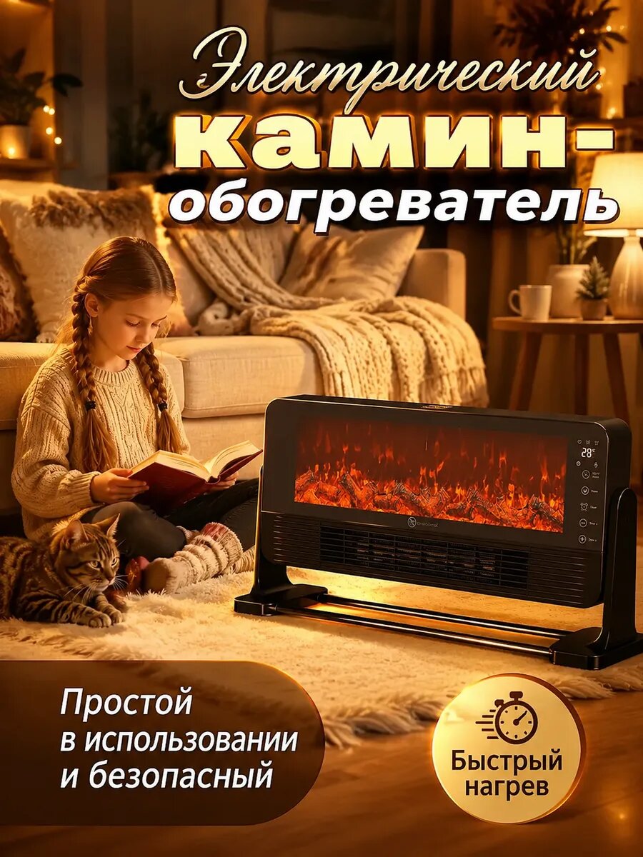 Обогреватель теплэко напольный с терморегулятором