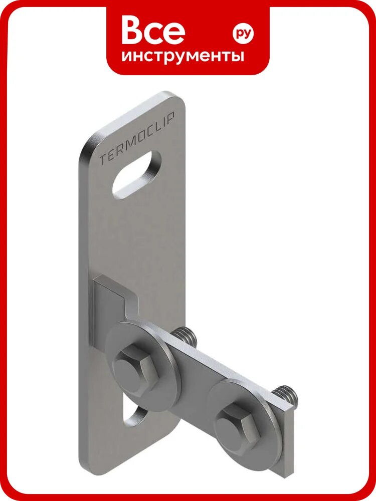 Фланец торцевой продольный Termoclip TEF L 28 4F2 M8 (25 шт/кор) 9115001-212