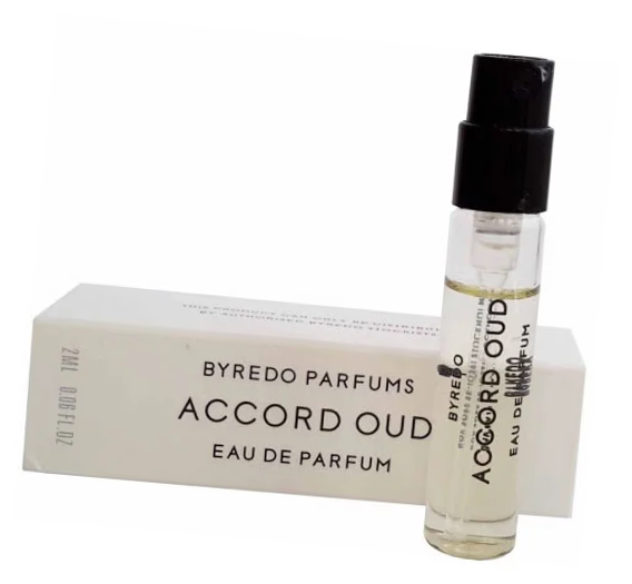 Парфюмерная вода Byredo Accord Oud миниатюра 2 мл для мужчин и женщин / Байредо Аккорд Уд сэмпл