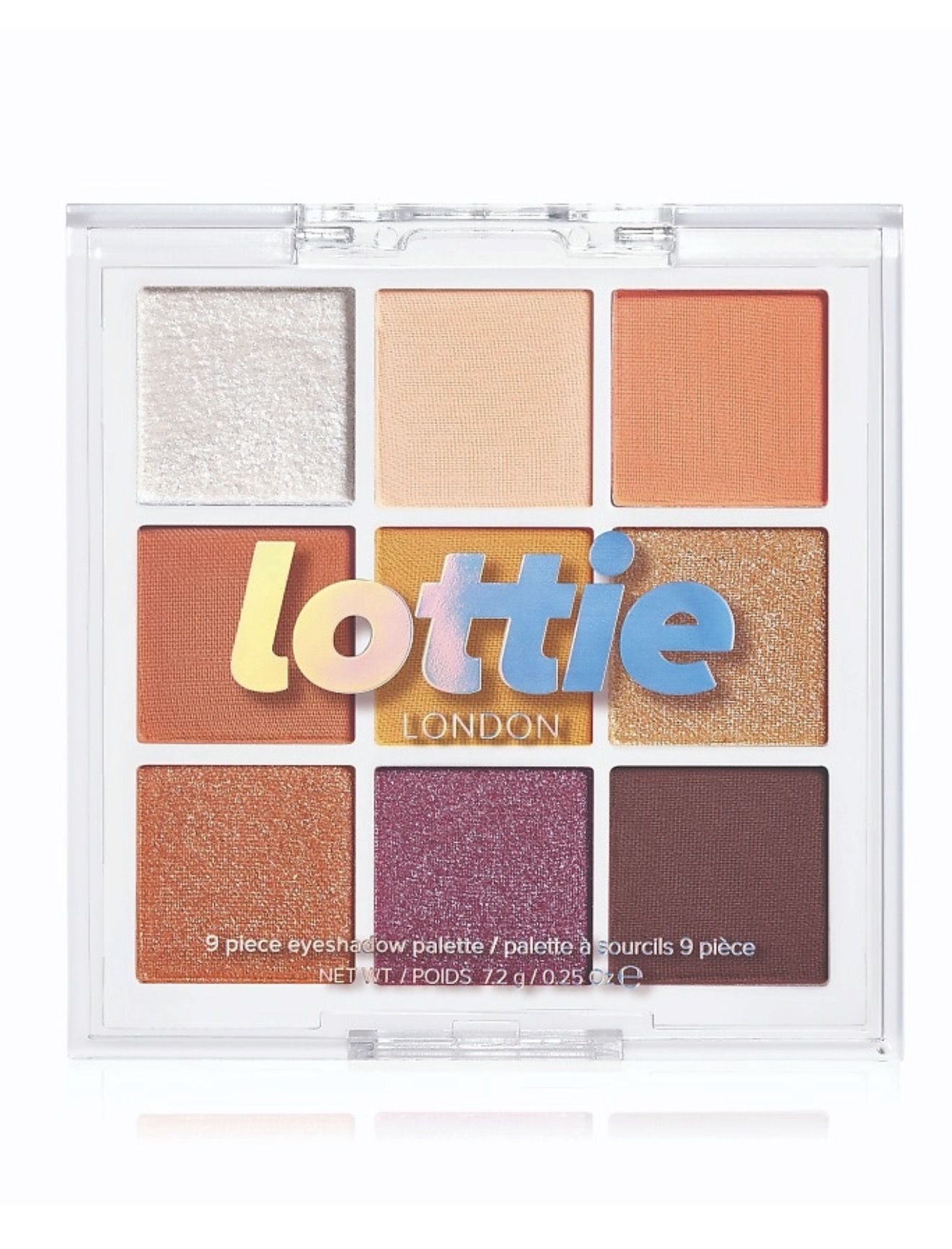 LOTTIE LONDON Палетка теней для век 9 оттенков Fired Up, 7,2 г
