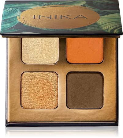 Тени для век INIKA Organic Eyeshadow Palette Sunset, разноцветный, 8 г