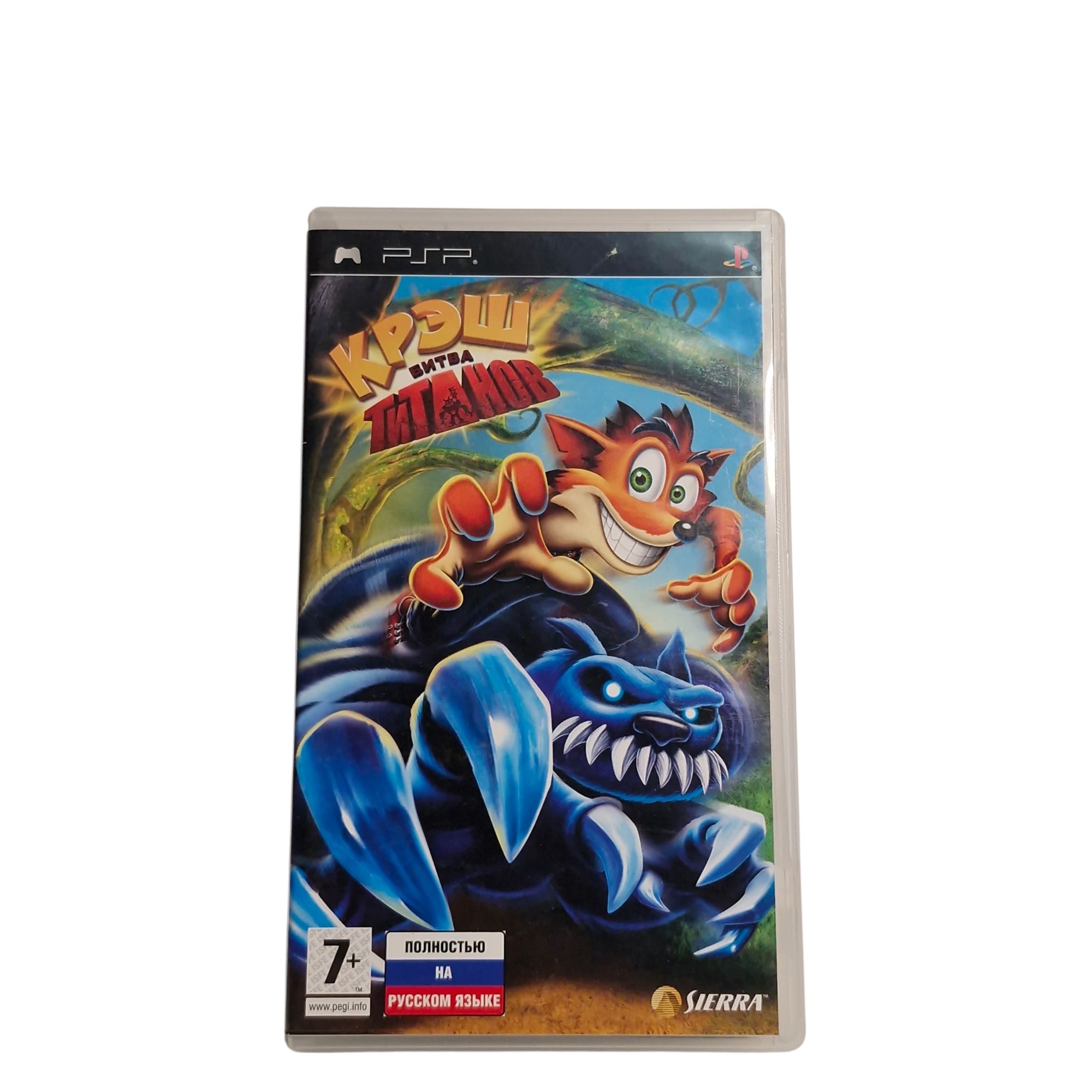 Игра для PlayStation Portable (PSP): Крэш Битва Титанов