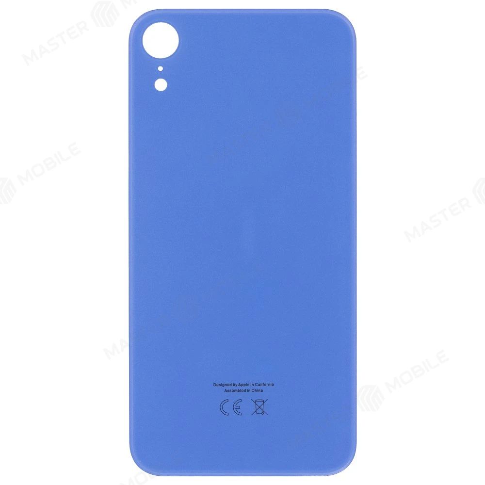 Задняя крышка для Apple iPhone Xr (синий) (с широким отверстием) (Premium)