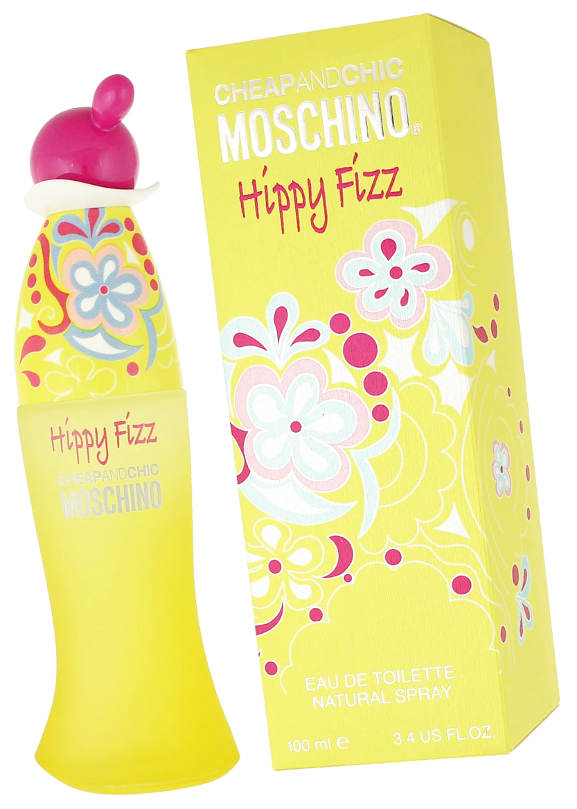 Женский парфюм Moschino Hippy Fizz 100 мл - Москино Чип Энд Чик Хиппи Физ туалетная вода